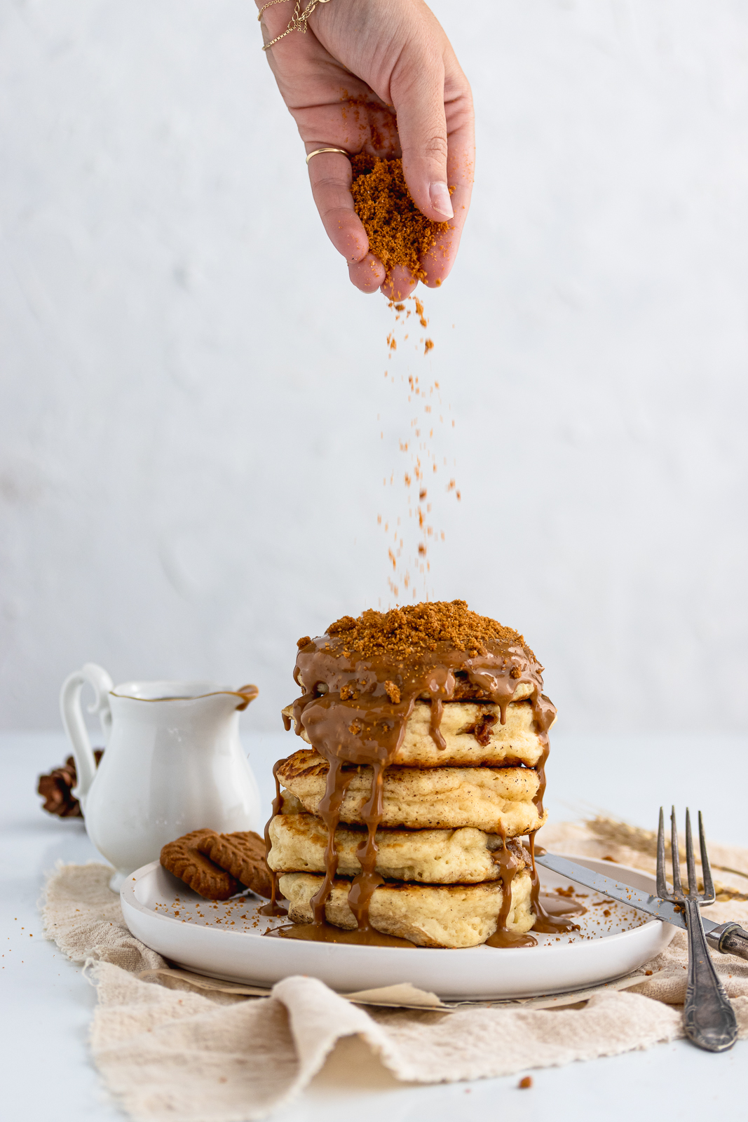 Fully loaded Lotus Biscoff Pancakes - fleurfoodie