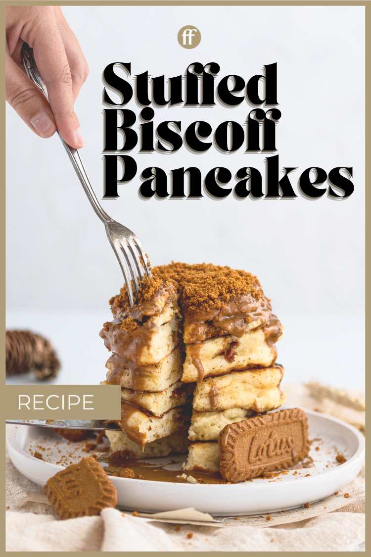 Fully loaded Lotus Biscoff Pancakes - fleurfoodie